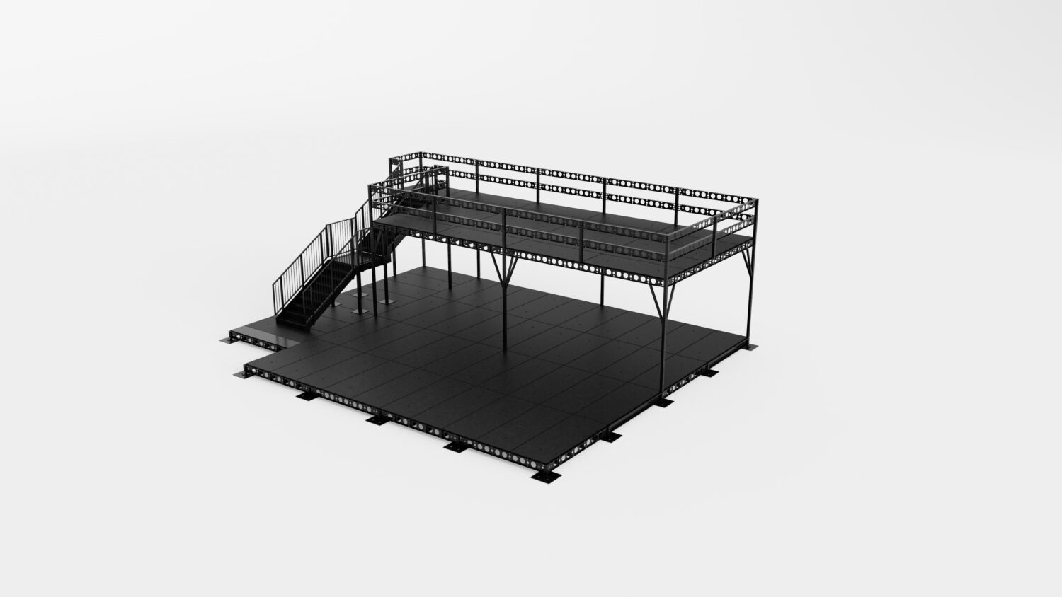 Mezzanine Platforms | Double-Deck Structures | The Halo Group