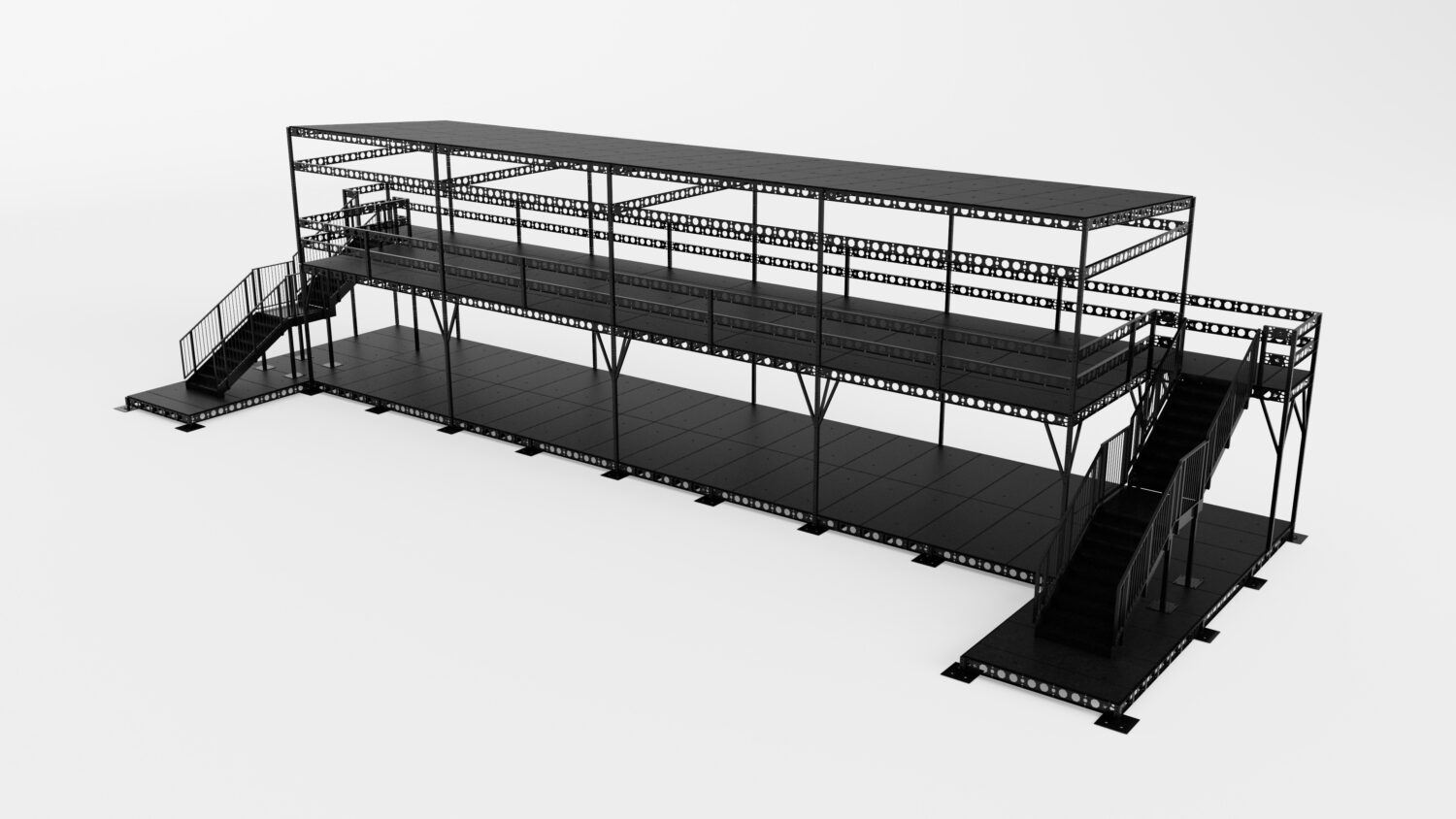 Mezzanine Platforms | Double-Deck Structures | The Halo Group